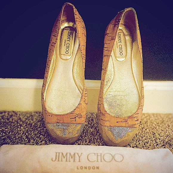 Jimmy Choo | Shoes | Authentic Jimmy Choo Italy Whirl Gold Leather Cap ...